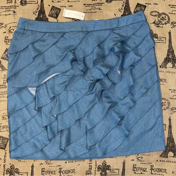 New York & Company | Skirts | New York Compani Nwt Womens Blue Front ...